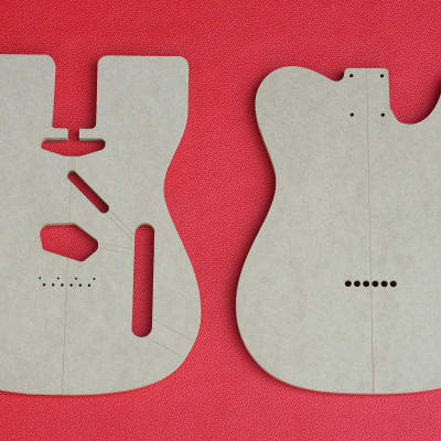Guitar Templates ~ SG ~ 1/2" MDF ~ CNC Router Set w/ Neck | Reverb