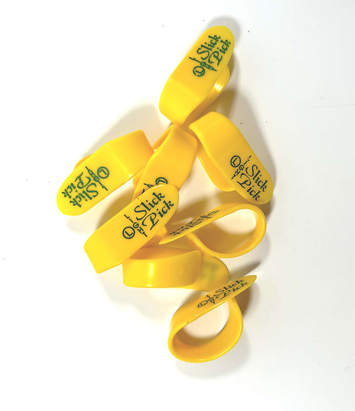 Fred Kelly Thumb Picks Slick Picks Delrin Light Large Size 8 | Reverb