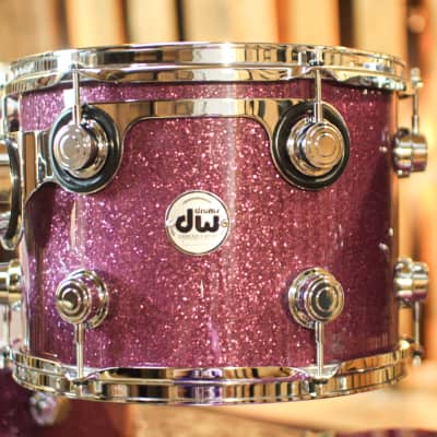 DW Collector's Maple SSC Purple Glass Drum Set - | Reverb