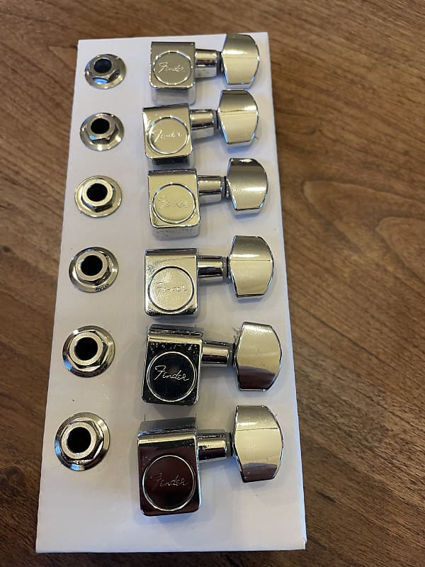 Fender American Pro Staggered Tuning Machines 2017 - Chrome | Reverb