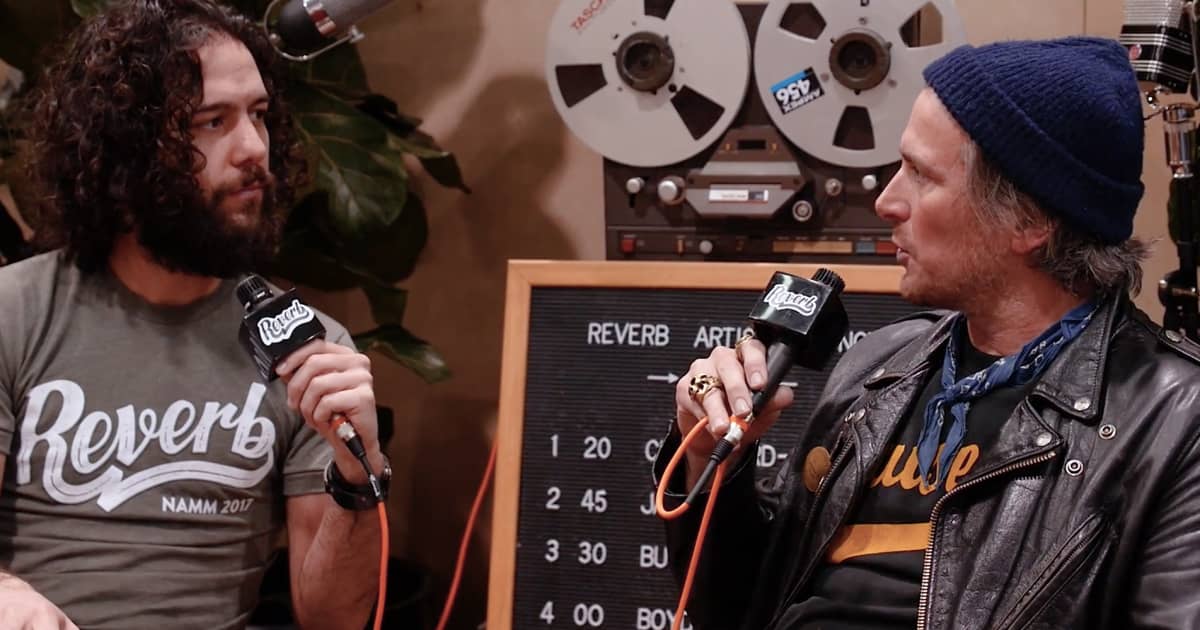 Artist/Producer Butch Walker at NAMM 2017 | Reverb News