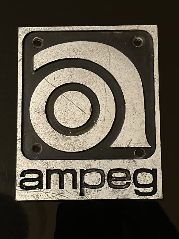 Ampeg Cabinet “a” Logo 1970s - Metal | Reverb