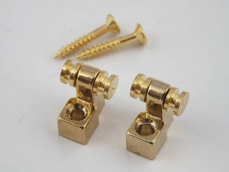 Gold Roller String Trees for Stratocaster or Telelecaster | Reverb UK