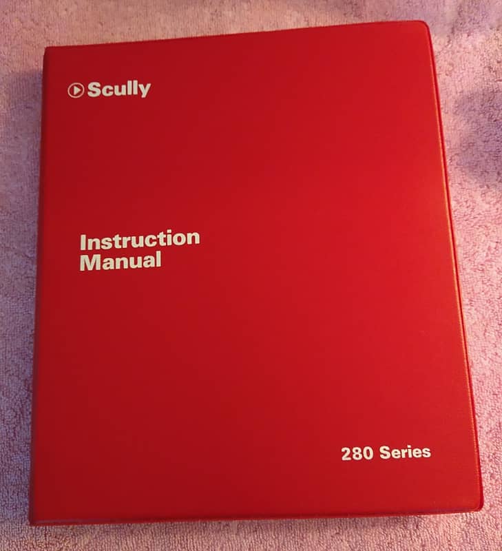 SCULLY PRO AUDIO VINTAGE 280 SERIES MANUAL 280 SERIES MANUAL | Reverb