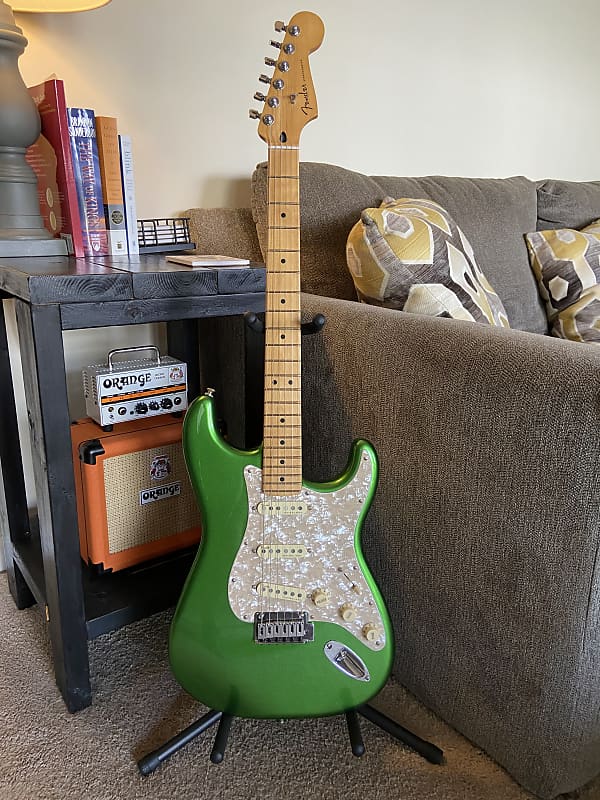 Modified Fender Player Plus Stratocaster - Cosmic Jade | Reverb