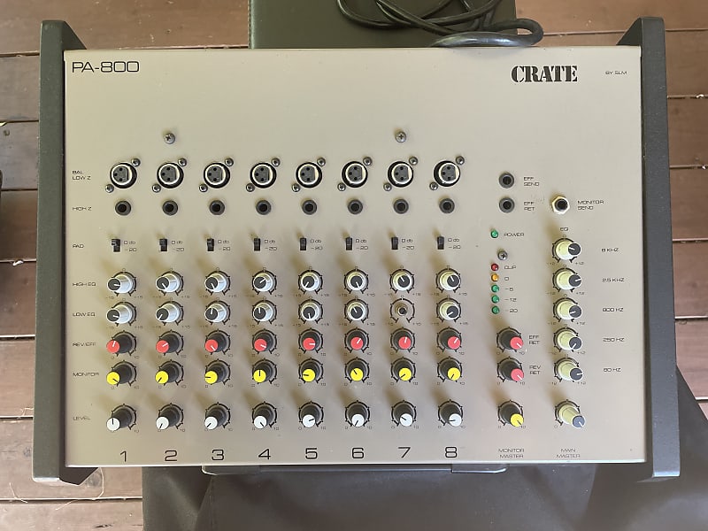 Crate PA 800 - vintage mid 1980's | Reverb