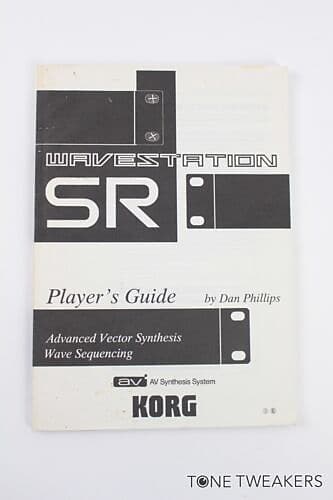 KORG WAVESTATION SR PLAYERS GUIDE MANUAL Synthesizer Book | Reverb