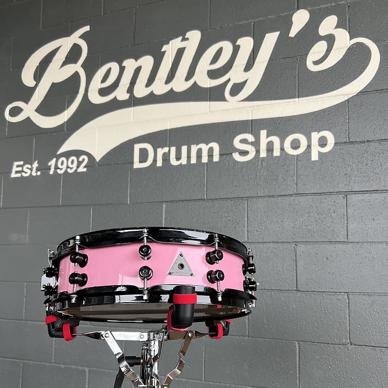 Ultra Rare Jeff Ocheltree Custom 4x14" Snare Drum in Pink | Reverb