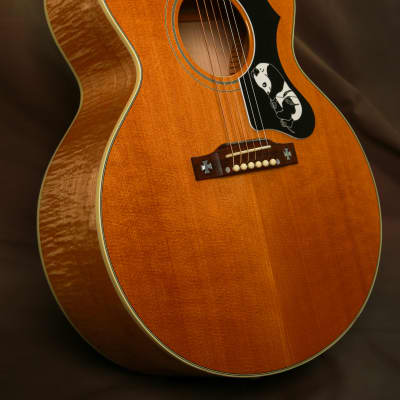 2003 Gibson J-185 Panda Custom Acoustic Guitar J-200 SJ-200 | Reverb