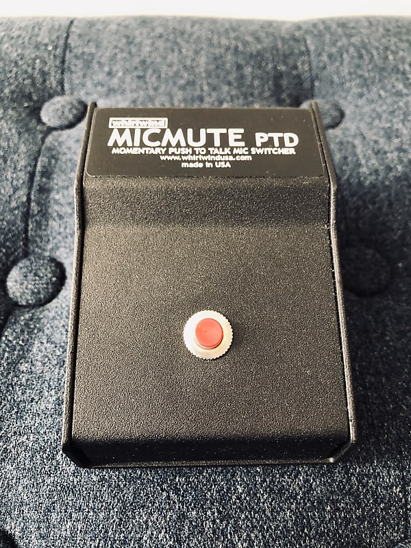 Whirlwind MicMute PTD Silent Passive Microphone Push to Talk | Reverb