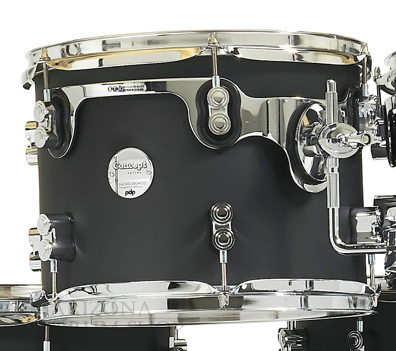 PDP Concept Maple Series 13 inch Tom , Satin Black | Reverb