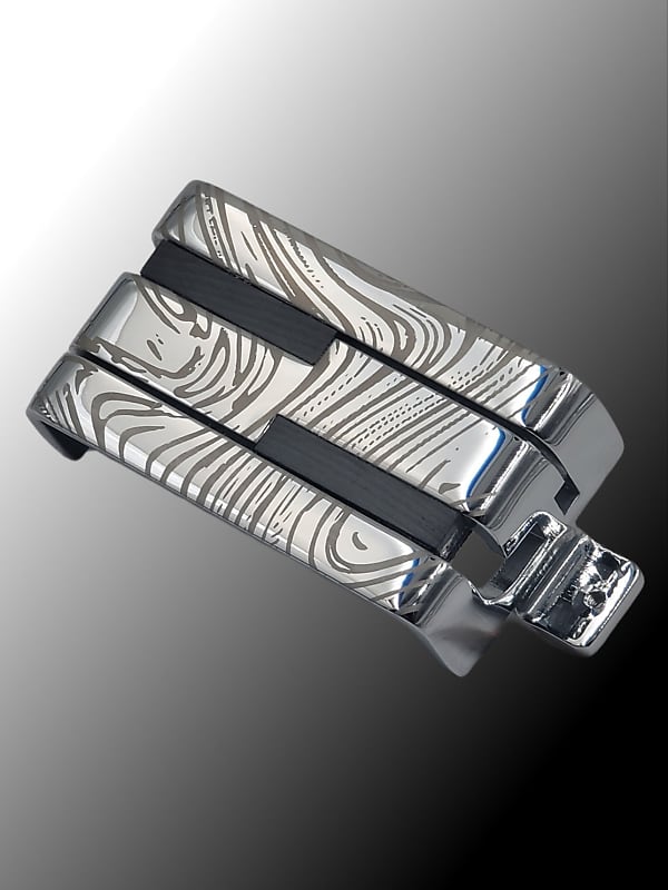 LACE Alumitone Damascus Humbucker - High Output (5.0k) | Reverb
