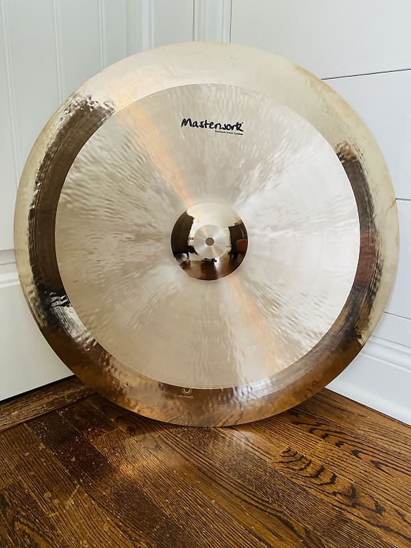 MASTERWORK Paper Thin Crash/ Ride 26” Cymbal Excellent! | Reverb