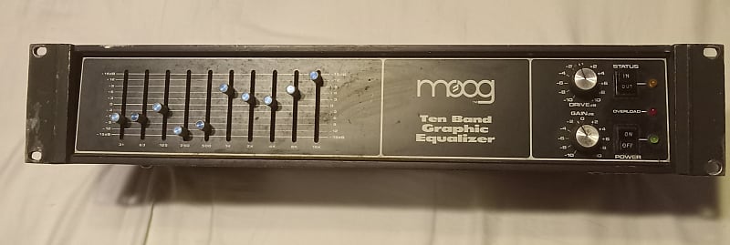 MOOG 10 BAND EQUALIZER (VINTAGE) MOOG 10 BAND EQUALIZER | Reverb