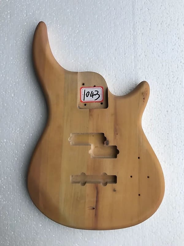 Unfinished 4 String Bass Guitar Body | Reverb