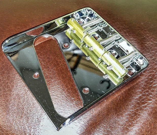 Top Loading Fender Vintage Telecaster Bridge with Brass | Reverb