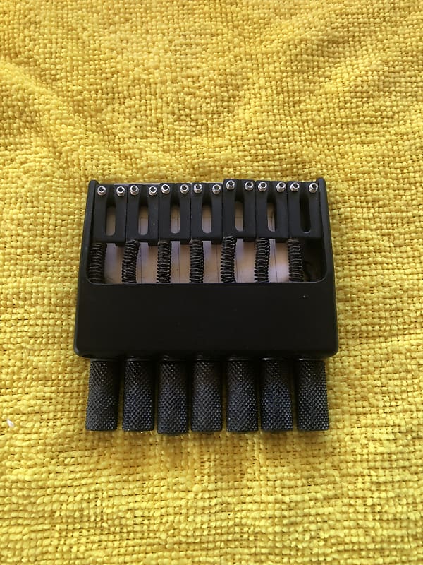 Hipshot 7 STRING HEADLESS BRIDGE 2019 - BLACK | Reverb