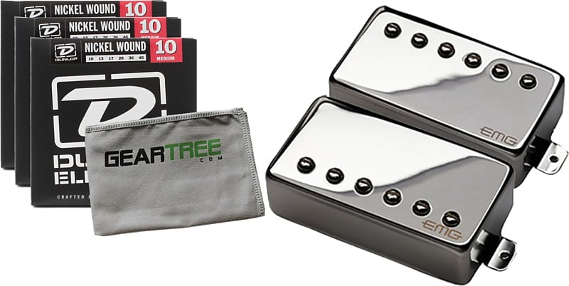 EMG REV Set Chrome Revelation Signature Passive Pickup Set | Reverb