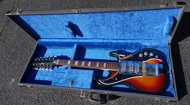 Rare WEM Sapphire 1964 Sunburst 12 String Electric Guitar | Reverb