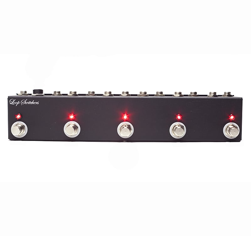 Loop Switchers True Bypass Loop Strip Pedal 5 Channel | Reverb