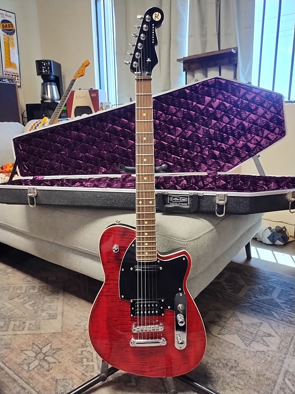 Reverend Reeves Gabrels Electric Guitar - Red | Reverb