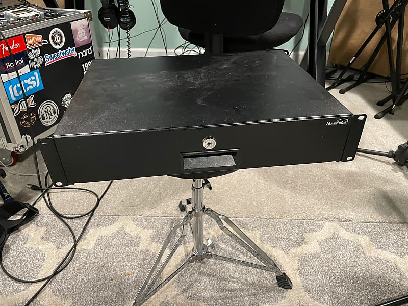 NavePoint 2U Locking Rack Drawer | Reverb