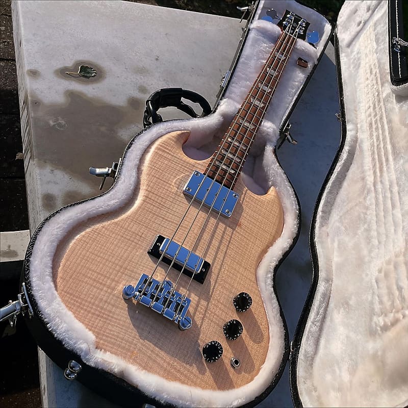 Gibson SG Supreme Bass Natural Flame Maple Top EB3 - Guitar | Reverb