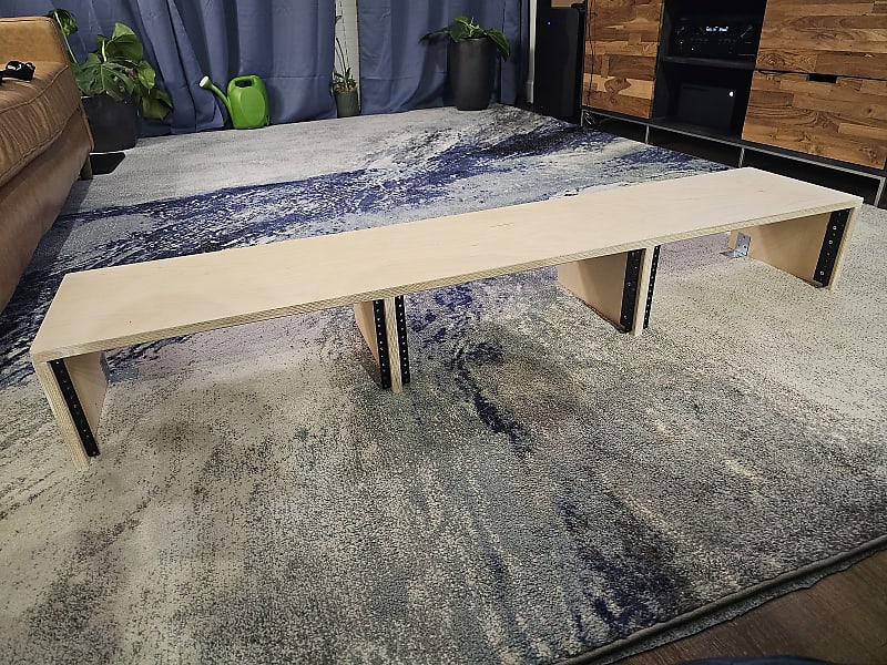 Carpenter Studio Gear Custom Wood 4U x 3 Desktop Studio Rack | Reverb