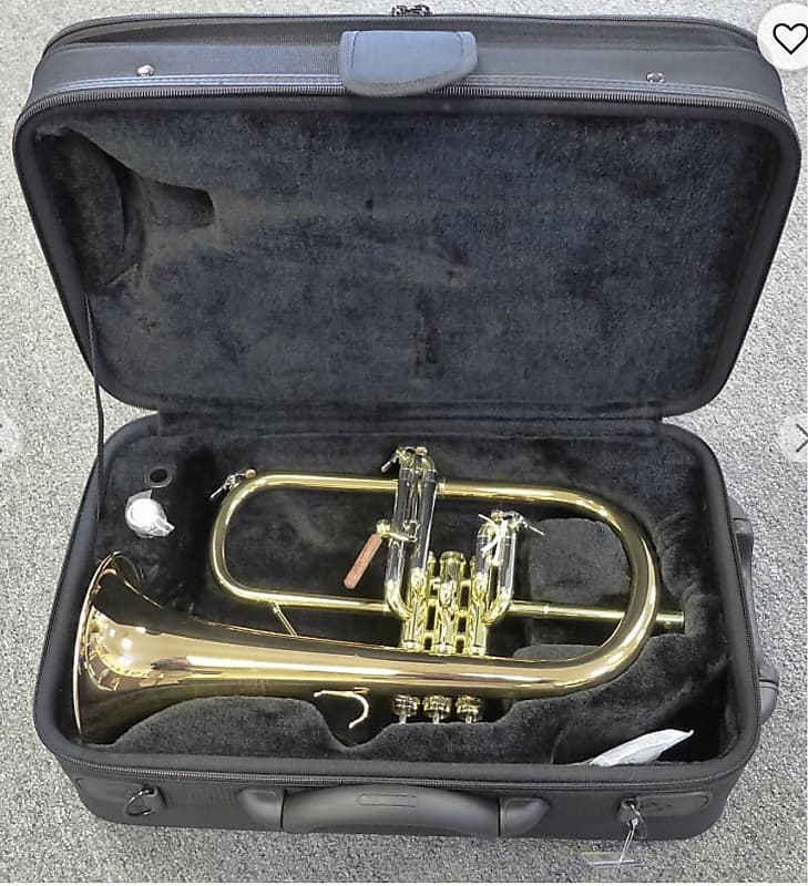 Manchester Brass Pro Flugelhorn with Gold Brass Bell! 2020 - | Reverb
