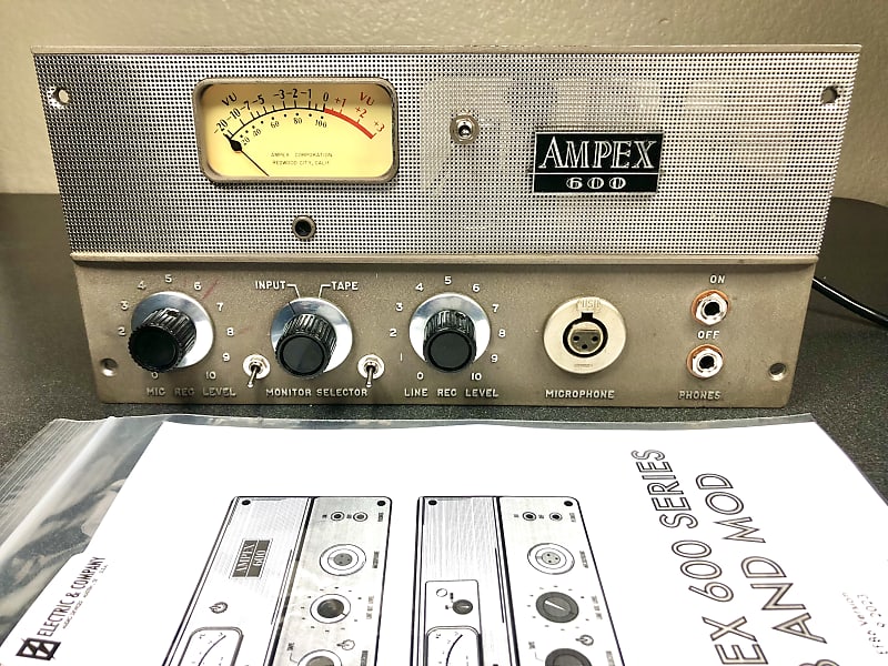 Electric & Company Stereo Ampex 601 Tube Mic Preamp DI 600 | Reverb