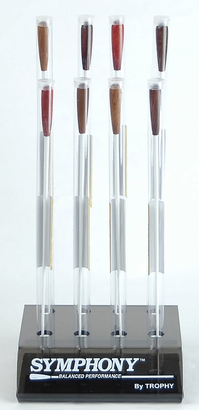 Trophy - 8 Piece of Exotic Wood Baton Display! TR2000EW | Reverb UK