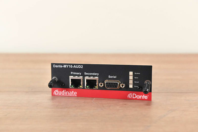 Audinate Dante-MY16-AUD2 16-Ch. Dante Network I/O Card | Reverb
