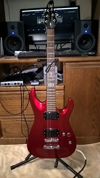 ESP LTD H-Series guitar with EMG active 81 85s and EMG EXG | Reverb