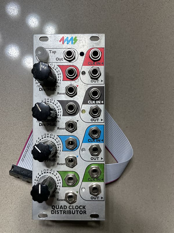 4ms Company Quad Clock Distributor Silver | Reverb