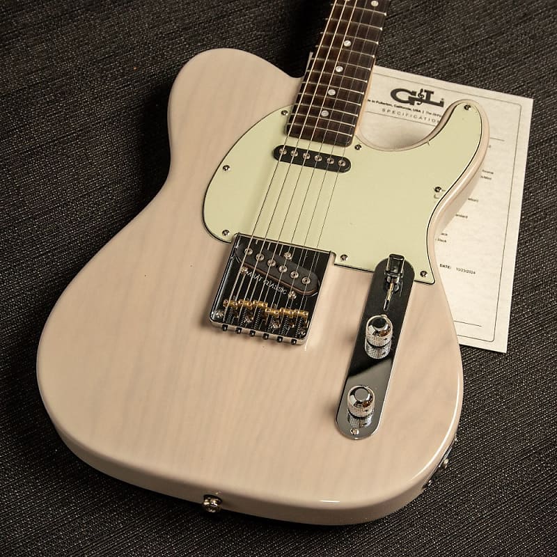 G&L ASAT Classic Blonde Swamp Ash Electric Guitar w/Gig | Reverb UK