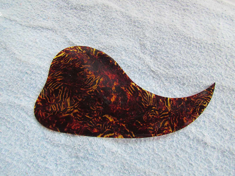 Acoustic Guitar Pickguard Tortoise Shell Celluloid Slightly | Reverb