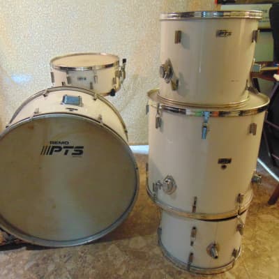 REMO PTS- Pre tuned Series Heads, Acousticon shell 1972 White | Reverb