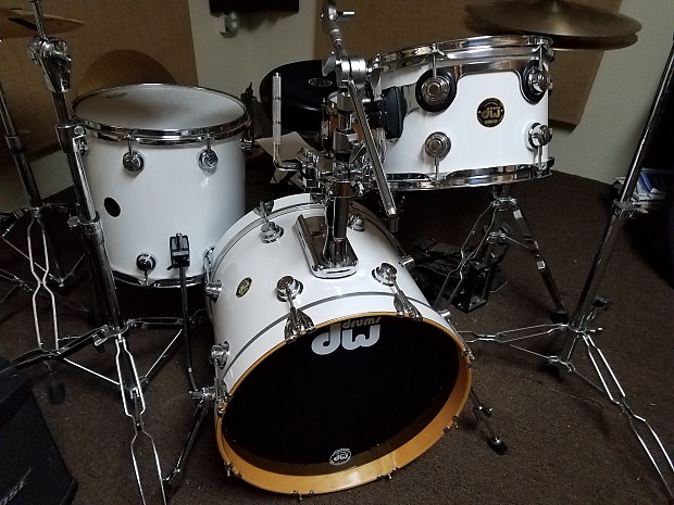 DW Collector Series Bop Kit 1998 White Finish Ply | Reverb