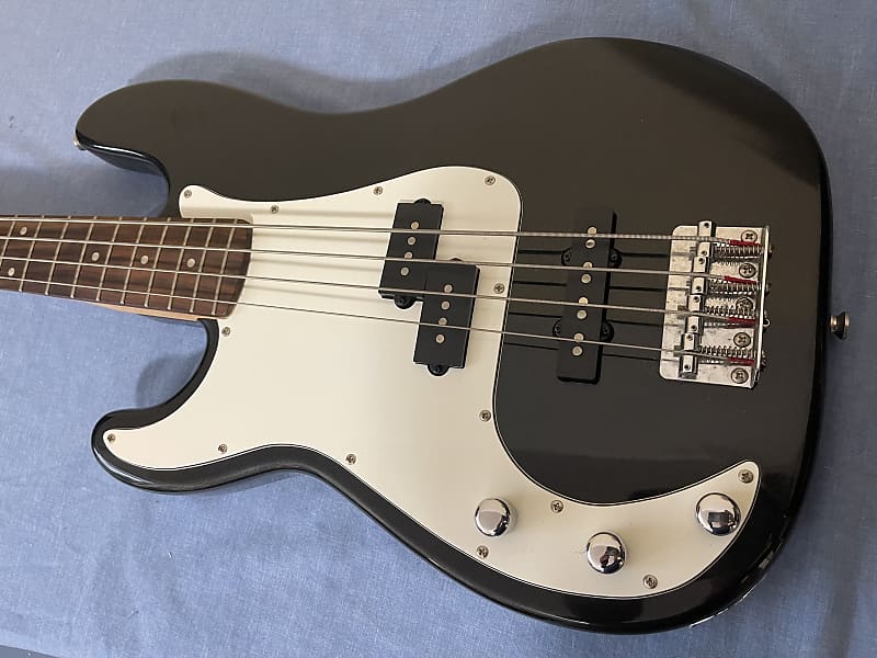 Left-handed Squier Standard Precision Bass | Reverb