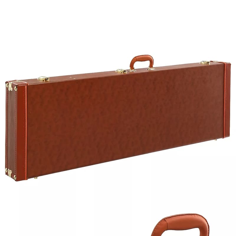Portable Cases Hard-Shell Wood Carry Case for Electric Bass | Reverb