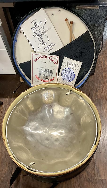 Professional Tenor Steel Pan w/ Mallets, Soft Case & Xtras | Reverb