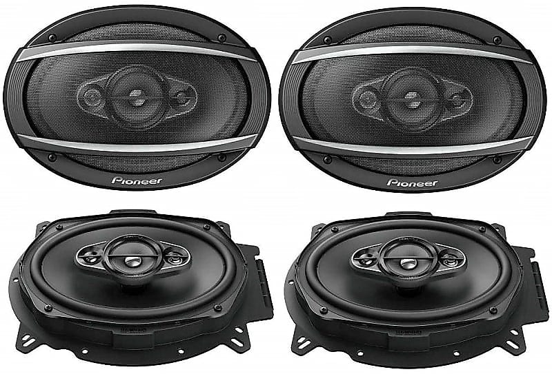 2 PAIRS PIONEER TS-A6960F 450W MAX 6" X 9" 4-WAY 4-OHM STEREO | Reverb
