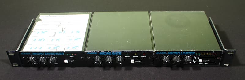 Alesis Micro Gate, Micro Enhancer and Micro Limiter in Rack | Reverb