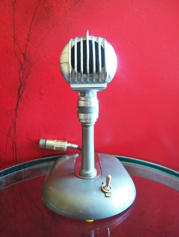 Vintage 1940's Turner 33D dynamic microphone satin chrome w | Reverb