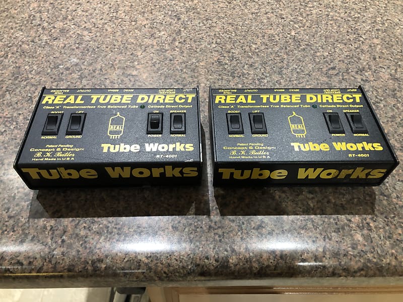 2 Tube Works BK Butler Real Tube Direct Boxes - Handmade in | Reverb