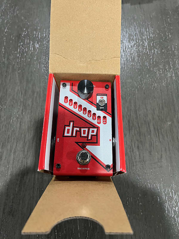 DigiTech Drop Compact Polyphonic Pitch-Shifter 2010s - Red | Reverb