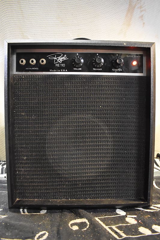 Vintage Regal RE110 Solid State Amp | Reverb