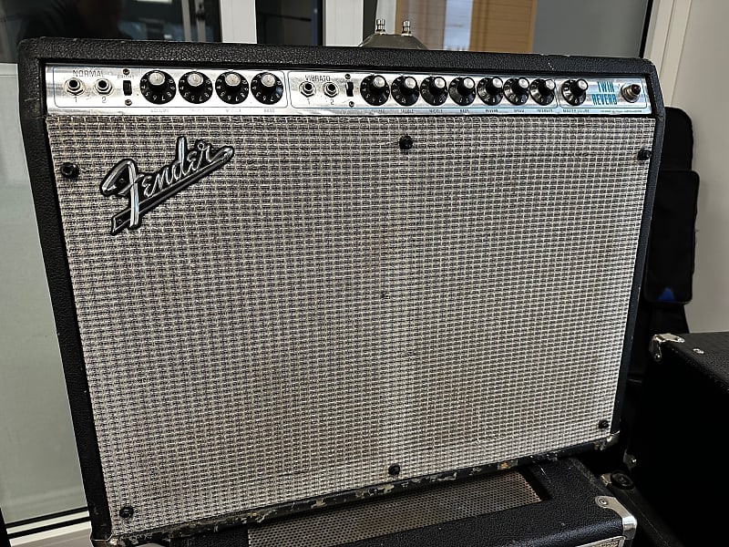Tommy Cougar Fender Twin Reverb 1973, Enchilada mods by Tommy | Reverb