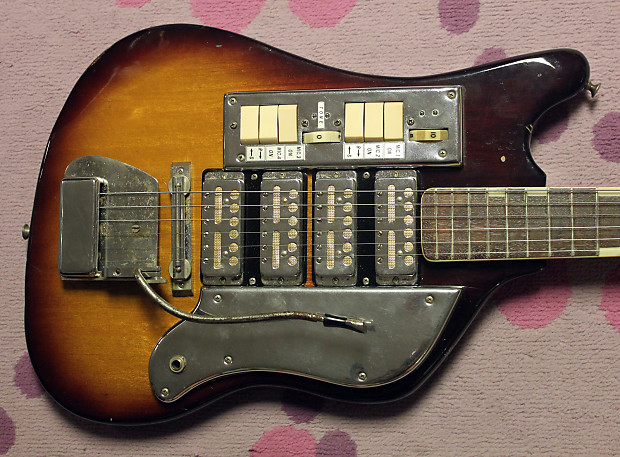 1964 Teisco SS4L with Four Gold Foil Pickups, Awesome Tone! | Reverb