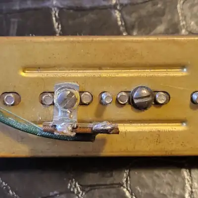 Vintage 1950's Guild Franz P90 Guitar Pickup Set with cream | Reverb